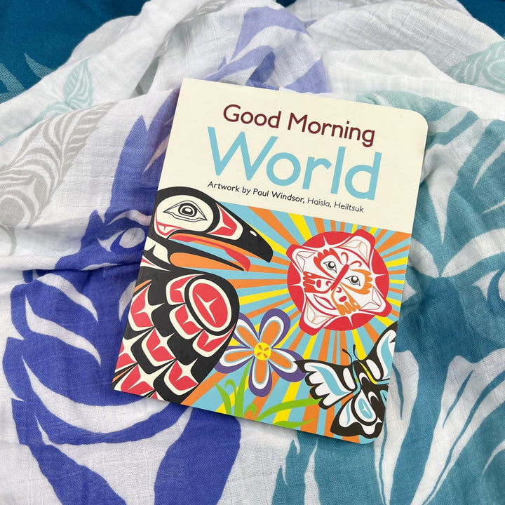 Children's Board Book "Good Morning World" by Paul Windsor or "Goodnig