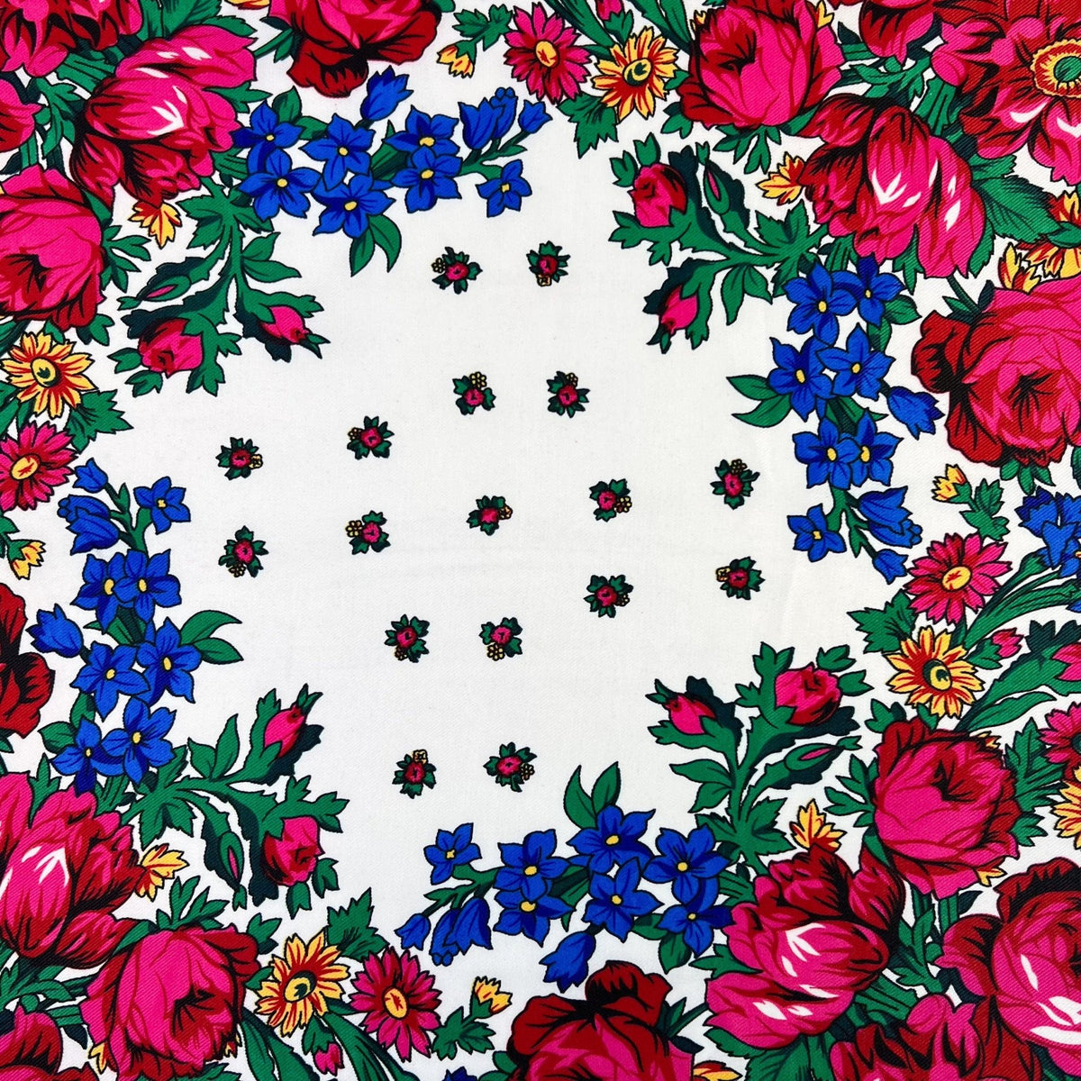 Floral "kokum" Scarf