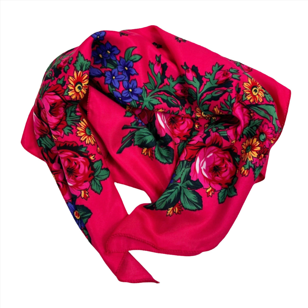 Floral "kokum" Scarf