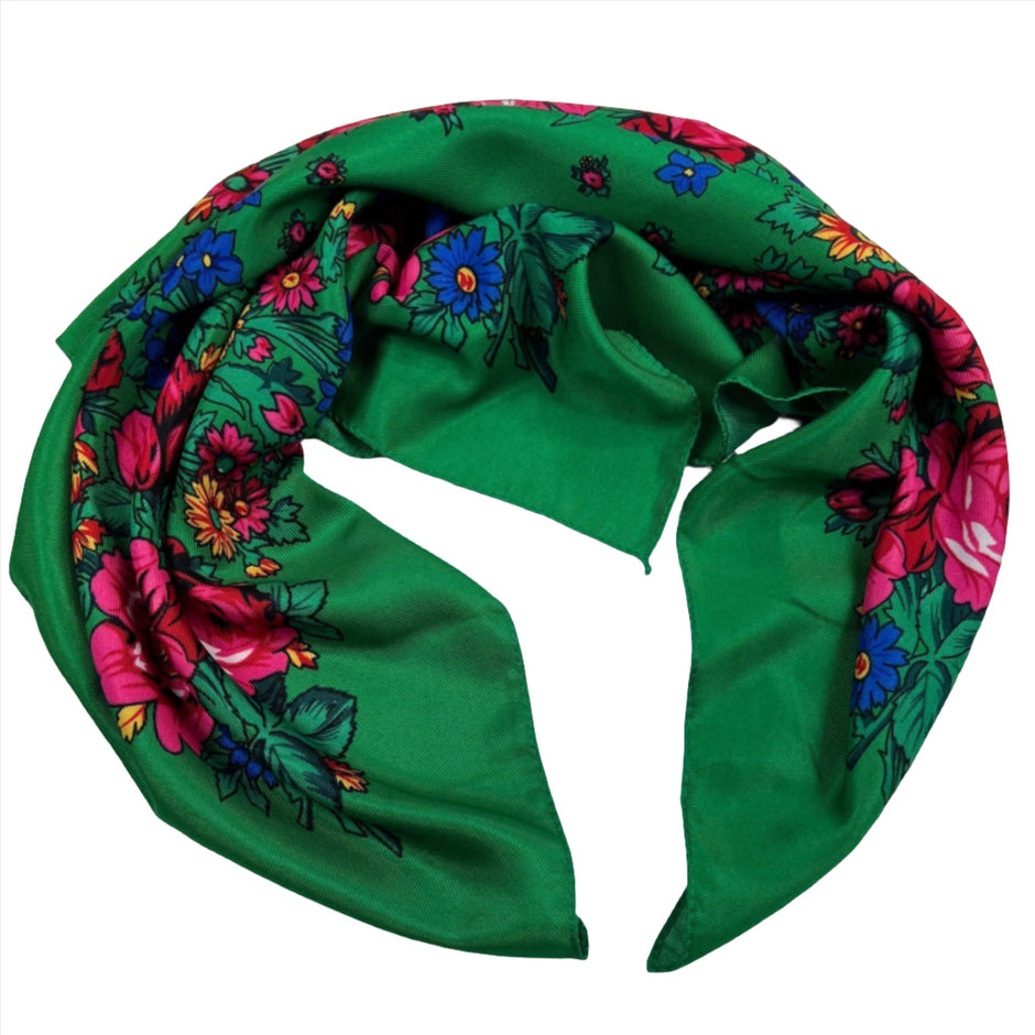 Floral "kokum" Scarf